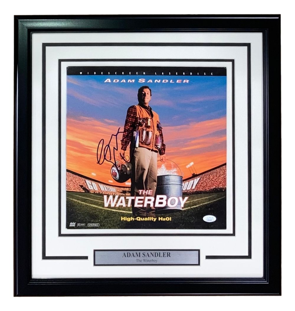 Adam Sandler Signed Framed The Waterboy Vinyl Record Cover JSA Hologra ...
