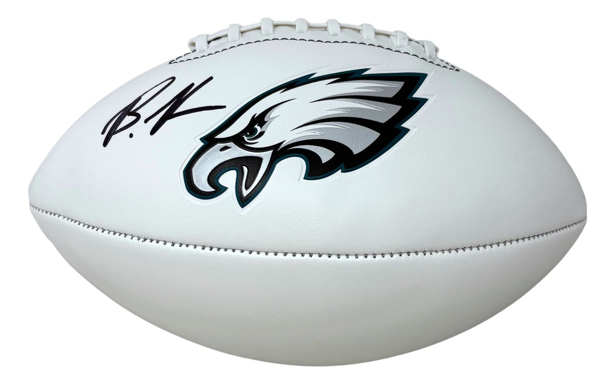 Brandon Graham Signed Philadelphia Eagles Logo Football JSA QR Hologram ...