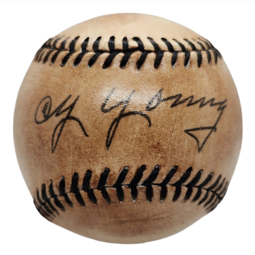 Cy Young Cleveland Replica Baseball w/ Circa 1910s Facsimile Autograph ...