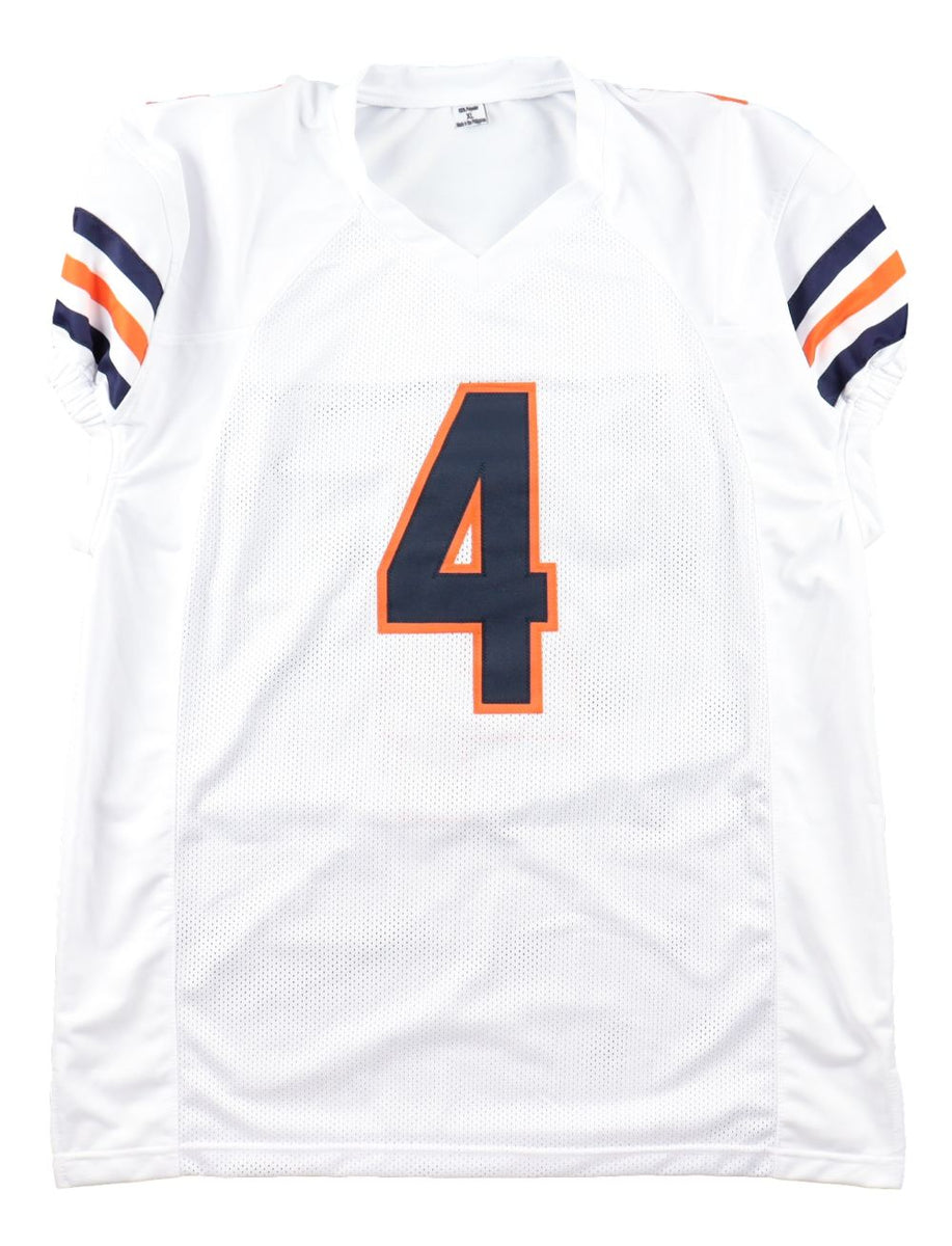 D'Andre Swift Chicago Signed White Pro Cut Football Jersey JSA QR Holo ...