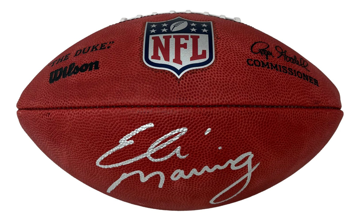 Eli Manning New York Giants Signed Official NFL Duke Football Fanatics ...