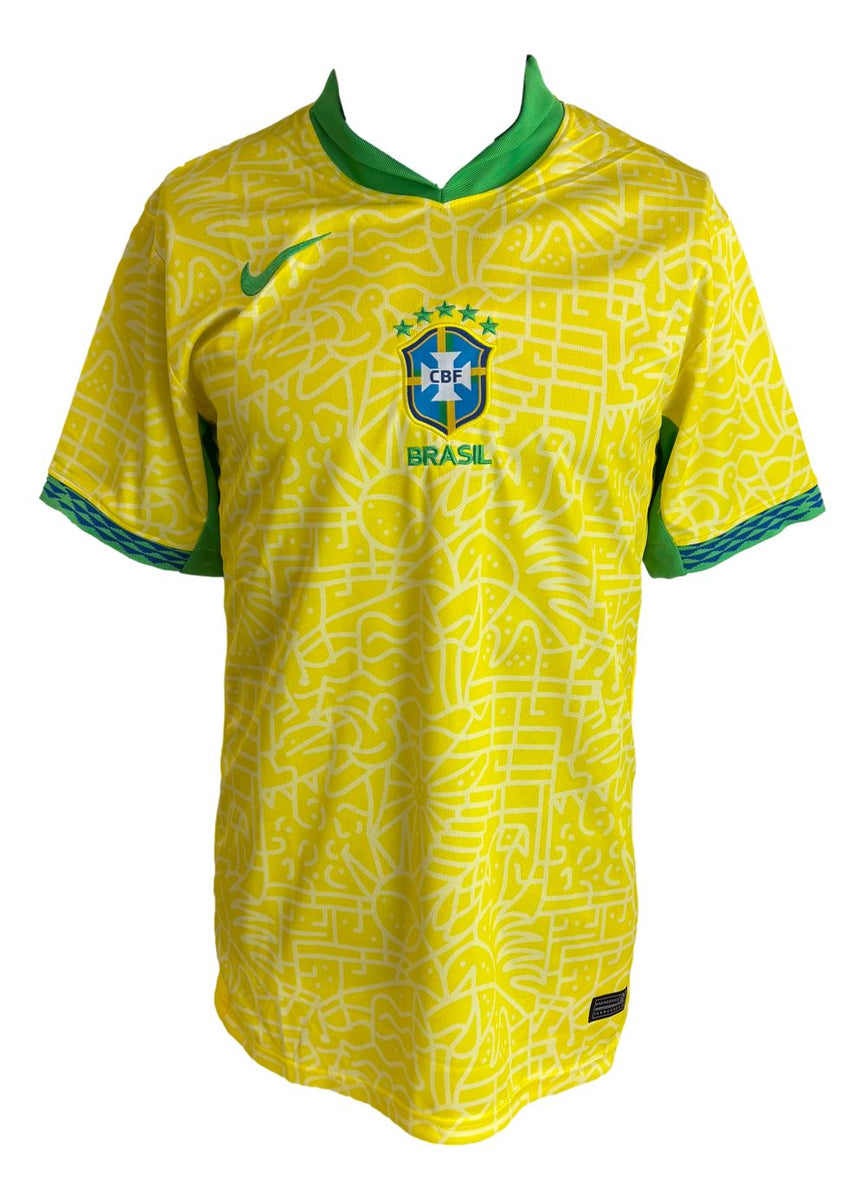 Endrick Signed Brazil Nike Soccer Jersey BAS - Sports Integrity
