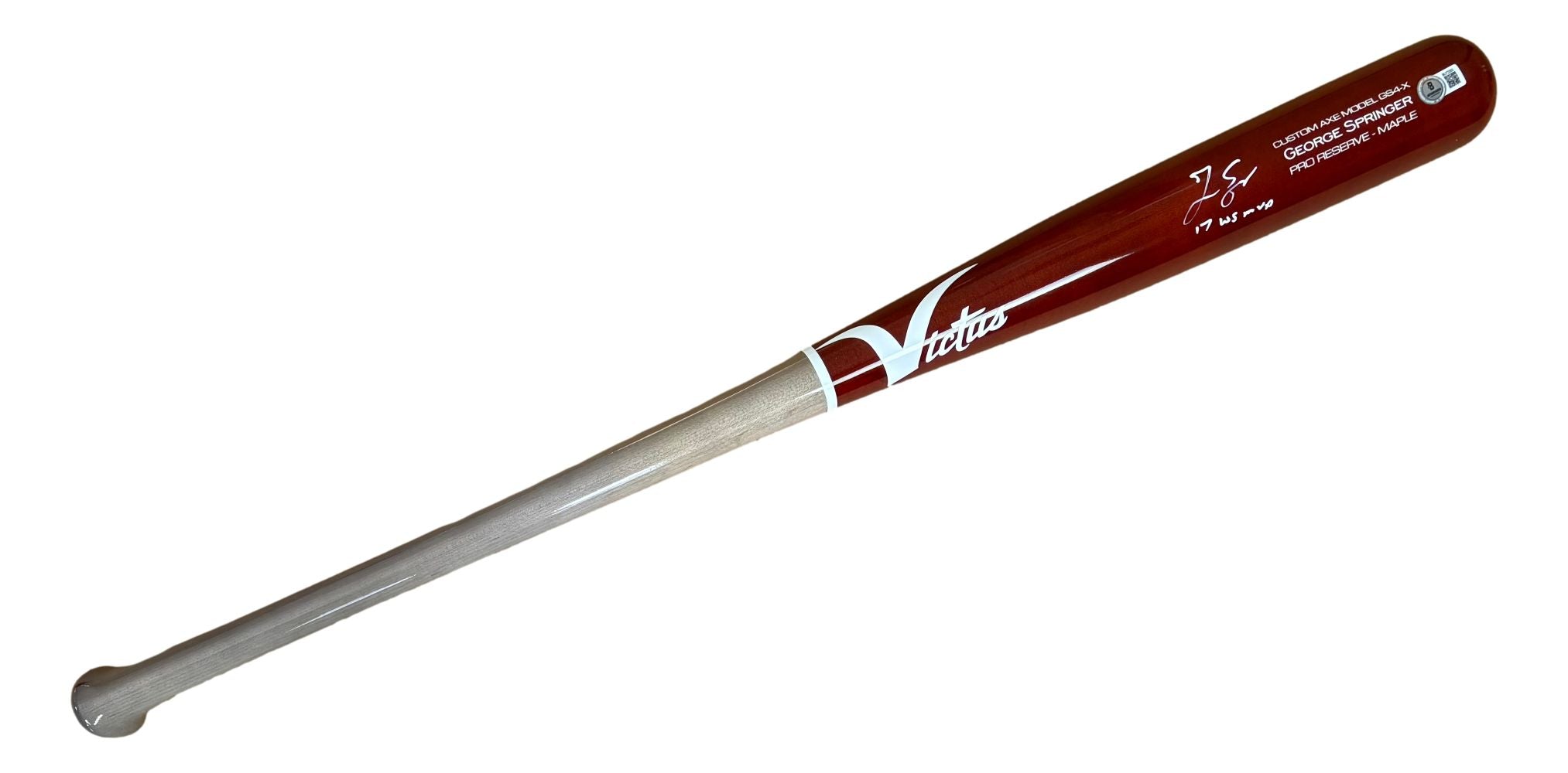 George Springer Toronto Blue Jays Signed Victus Player Model Bat 17 WS ...