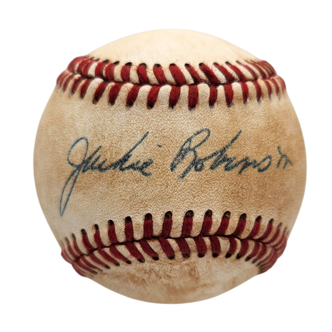 Jackie Robinson Dodgers Replica Baseball w/ Circa 1950s Facsimile Auto ...