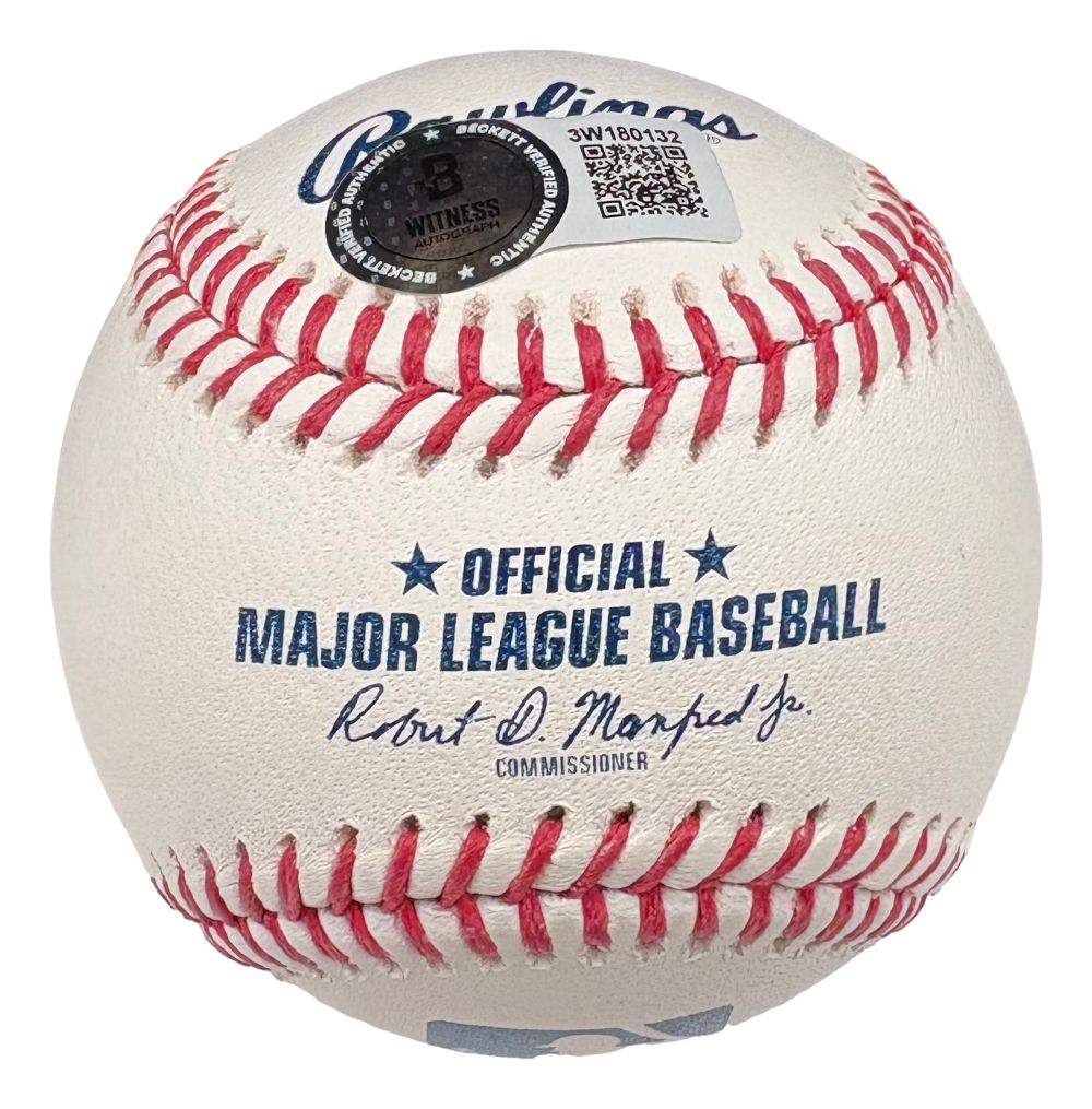 Jackson Merrill San Diego Padres Signed Official MLB Baseball BAS ...