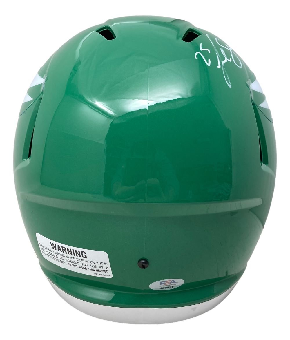 LeSean McCoy Signed Eagles Full Size Kelly Green Speed Replica Helmet ...