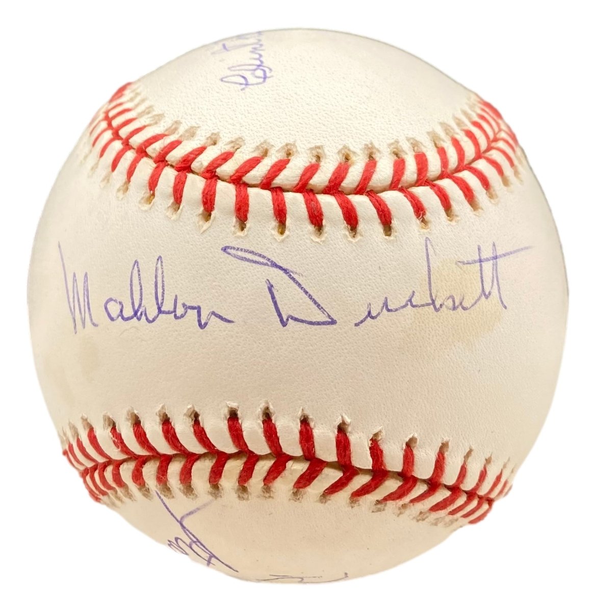 Negro League Legends Multi Signed Baseball 5 Signatures BAS AC22620 ...