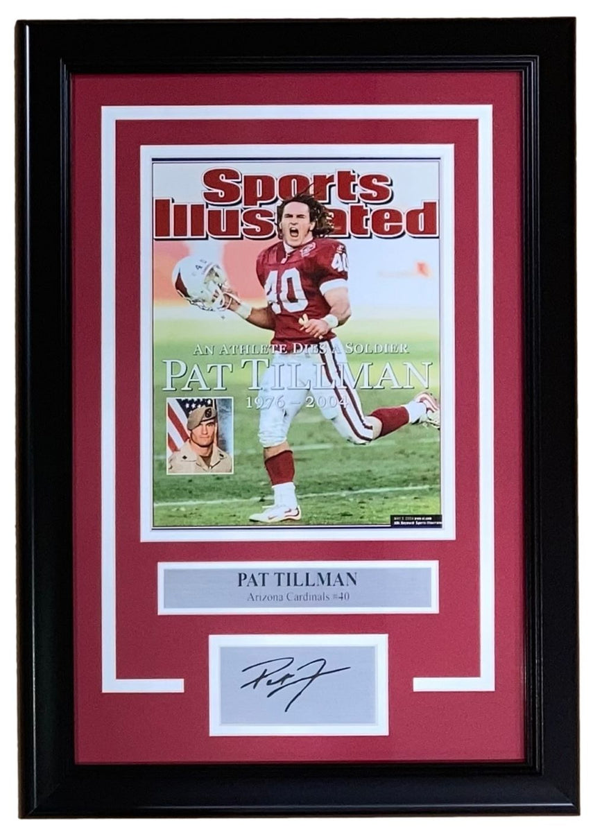 Pat Tillman Framed Arizona Cardinals 8x10 Photo w/Laser Signature ...