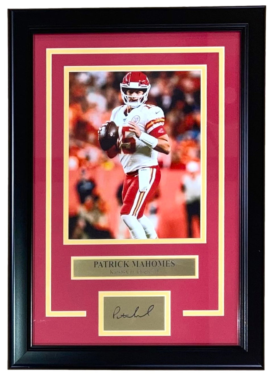 Patrick Mahomes Framed 8x10 Kansas City Chiefs Photo w/ Laser Engraved ...