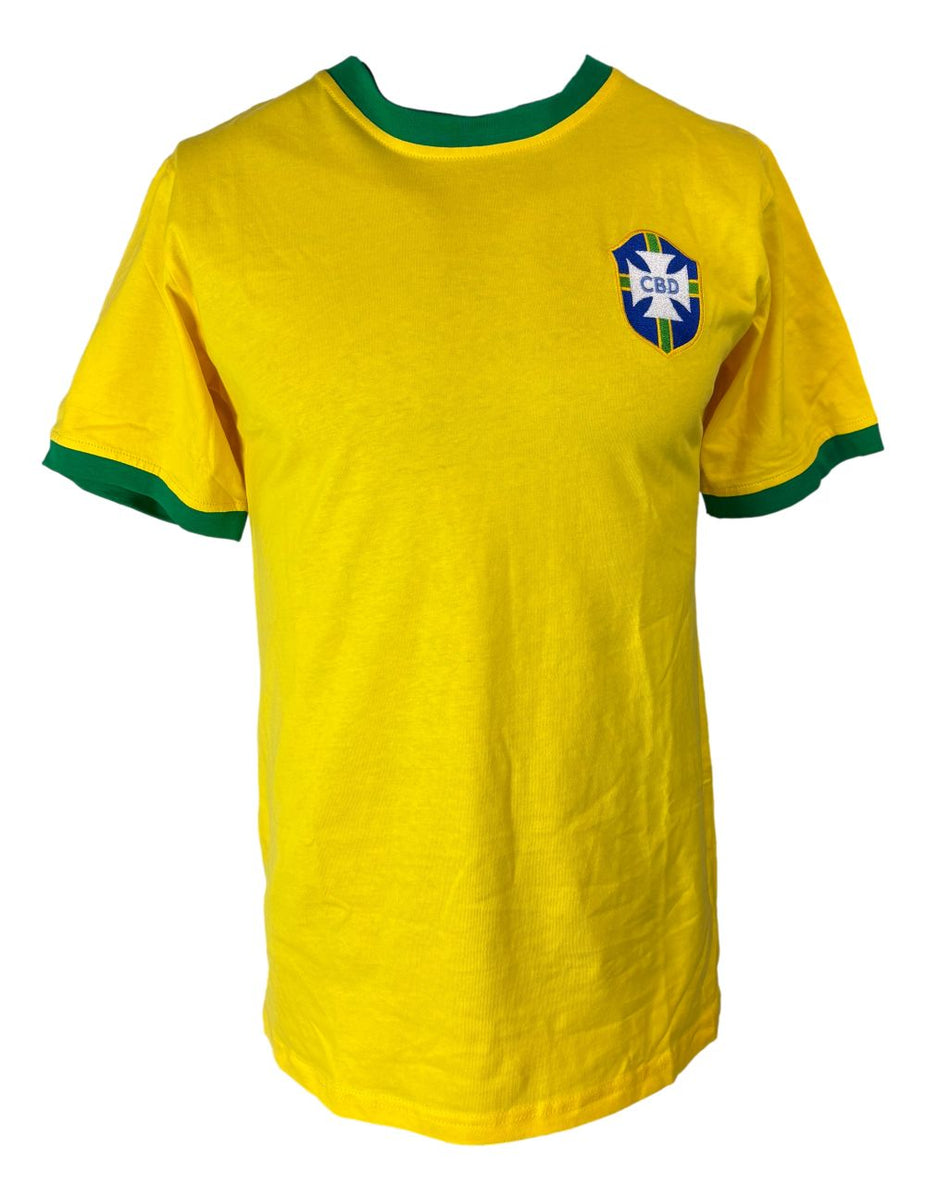 Raphina Brazil Signed Yellow Soccer Jersey BAS - Sports Integrity