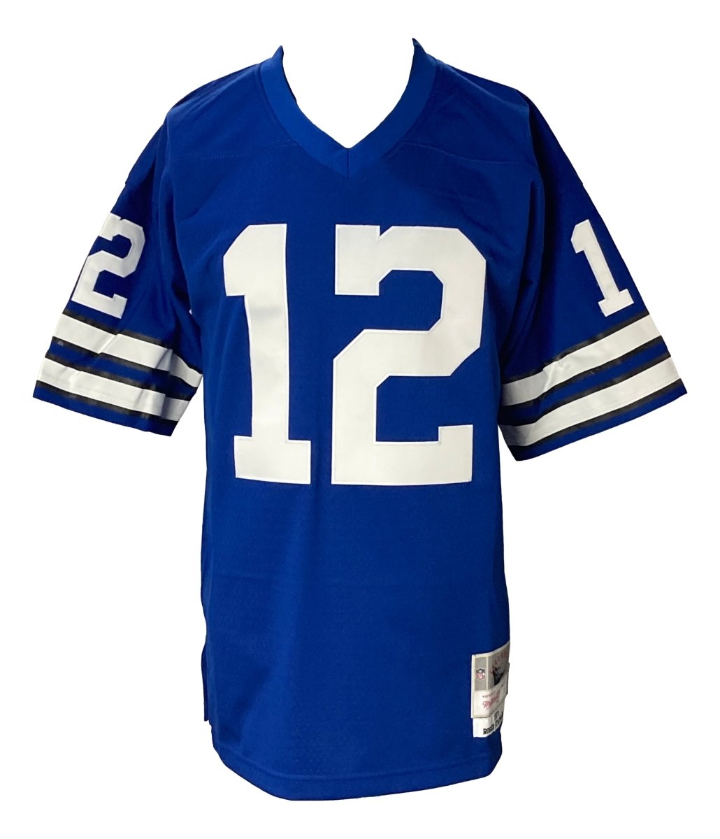 Roger Staubach Signed Dallas Cowboys Mitchell & Ness NFL Legacy Jersey ...