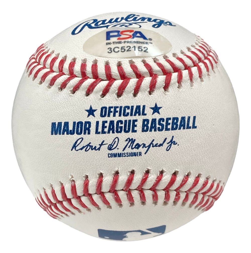 Jimmy Rollins Phillies Signed Official MLB Baseball PSA Hologram w ...