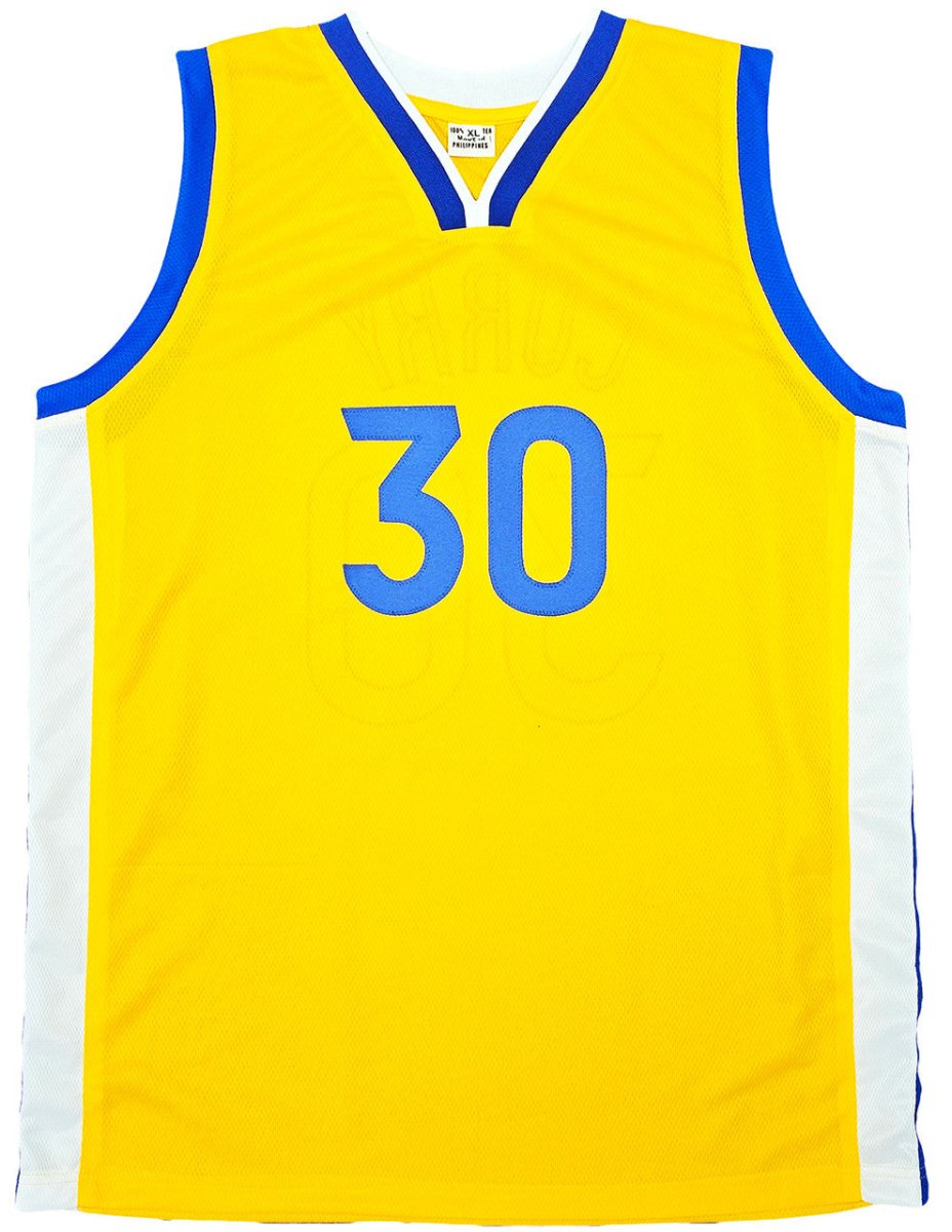 Stephen Curry Golden State Signed Yellow Basketball Jersey BAS LOA ...