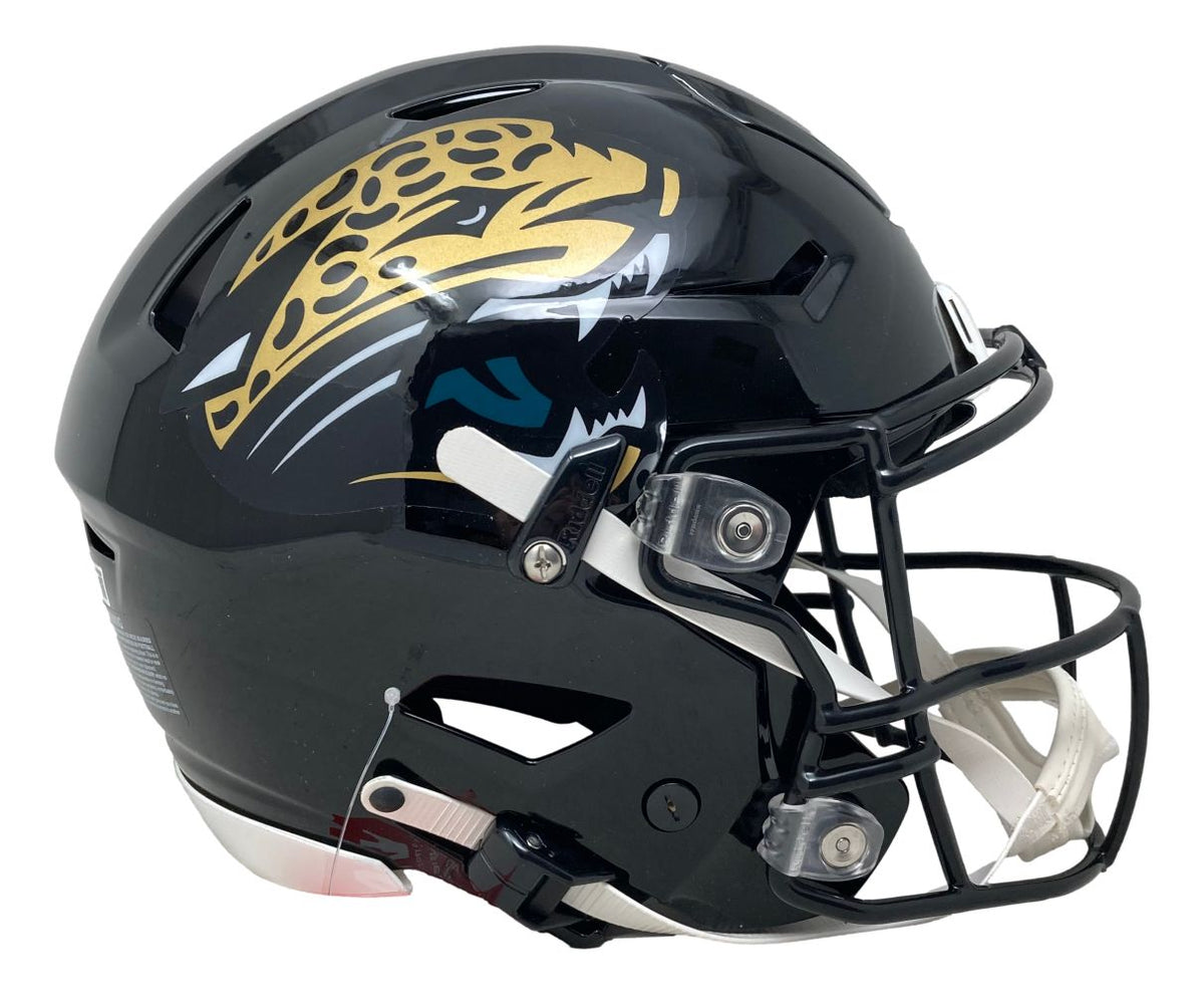 Travis Hunter Signed Jaguars Full Size Authentic SpeedFlex Helmet WR/C ...