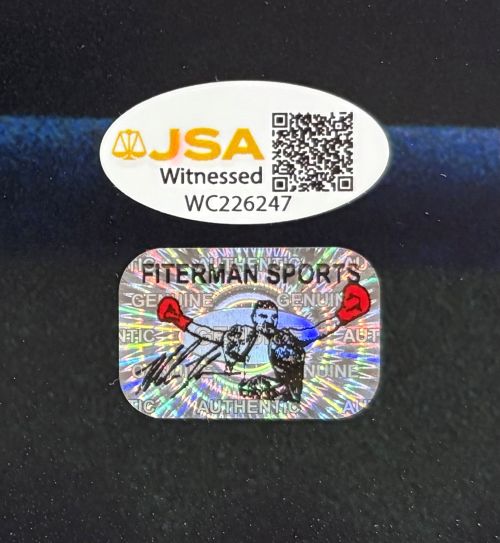 Mike Tyson Signed 16x20 Boxing Stare Photo JSA QR Hologram - Sports ...