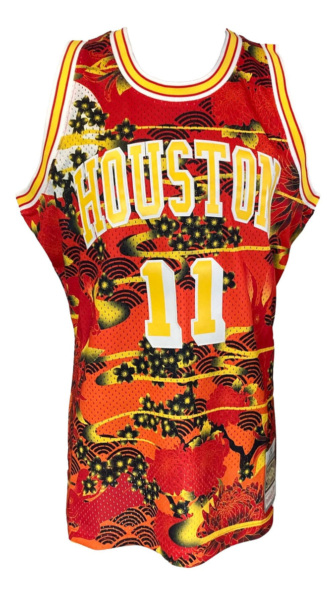 Yao Ming Signed Houston Rockets 2004-05 M&N Hardwood Classics Jersey ...